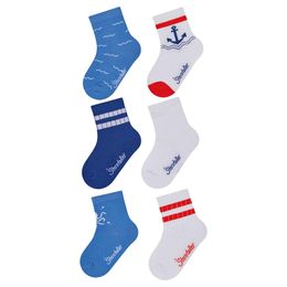 Sterntaler Socks 'Anker' boy Blue, White size 26