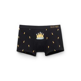 Iuman Intimissimi Uomo Boxer shorts 'Beer Bottle Print' male Black size S