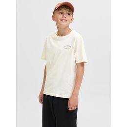 Jack & Jones Jack & Jones Junior Jungen T-Shirt &raquo;JJEBRANDES BACKP RELAXED TEE SS SN JNR&laquo; wei&szlig; 128
