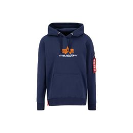 Alpha Industries Damen Hoodie &raquo;Basic Hoodie BL Rubber&laquo; blau S