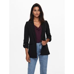 Only Damen Only Kurzblazer &raquo;ONLKAYLE-ORLEEN 3/4 BLAZER TLR NOOS&laquo; Materialmix, regular fit schwarz 38M