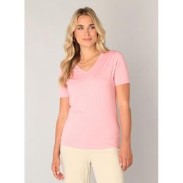 Base Level Damen T-Shirt &raquo;Yanic&laquo; mit V-Ausschnitt 46