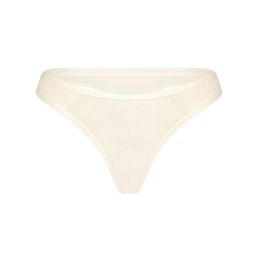 Albero Natur Thong 'Damen Bio Baumwoll Tanga-Slip' female White size XL