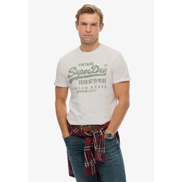Superdry Herren Rundhalsshirt &raquo;VL CLASSIC TEE&laquo; wei&szlig; XL