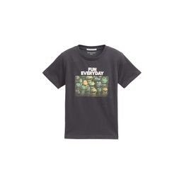 Tom Tailor Jungen Tom Tailor T-Shirt mit Front Print grau 104/110