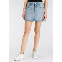 Levi's Levi's Damen &raquo;ICON SKIRT&laquo; mit Used-Effekten und ausgefransten Kanten blau 31