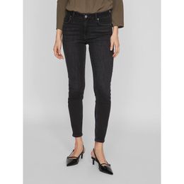 Vila Damen Skinny-fit-Jeans &raquo;VISARAH WU01 RW SKINNY JEANS - NOOS&laquo; schwarz XS (34), L&auml;nge 30