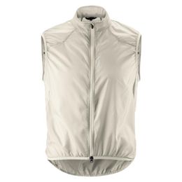 Gonso Herren &raquo;Road Vest Wind M&laquo; Herren Weste, atmungsaktive Radweste, leichte Windweste, Tight Fit grau M