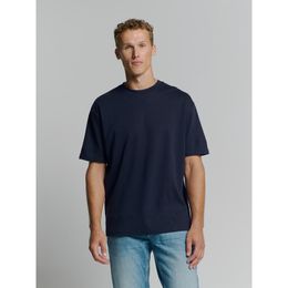 NO EXCESS Herren NO EXCESS T-Shirt &raquo; T-Shirt mit Rundhalsausschnitt&laquo; blau S