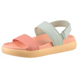 Tamaris Damen Riemchensandale , Plateau, Sommerschuh, Klettschuh, Sandalette in veganer Verarbeitung gr&uuml;n 39