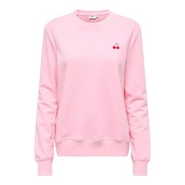 Only Damen Only Sweatshirt &raquo;ONLADELLE L/S O NECK UB CS SWT&laquo;, Baumwollmischung, regular fit, Rundhals XS