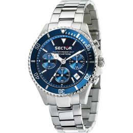 Sector Analog Watch male Silver size One Size