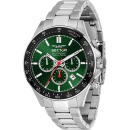 Sector Analog Watch male Silver size One Size