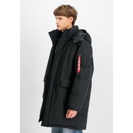 Alpha Industries Herren Parka &raquo;Puffer Parka&laquo; mit Kapuze schwarz S