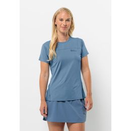 Jack Wolfskin Damen Funktionsshirt &raquo;PRELIGHT CHILL T W&laquo; blau S (36)