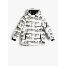 KOTON Winter Jacket boy White size 134/140
