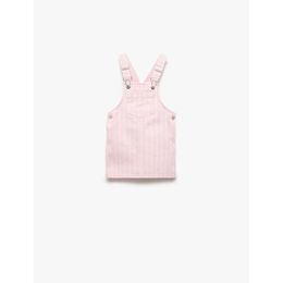 KOTON Kleid Gr&ouml;&szlig;e 80/86 ros&eacute; / wei&szlig;