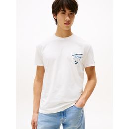 Tommy Jeans Herren T-Shirt &raquo;TJM REG SIGNATURE CITY TEE&laquo; mit gro&szlig;em R&uuml;ckenprint beige M