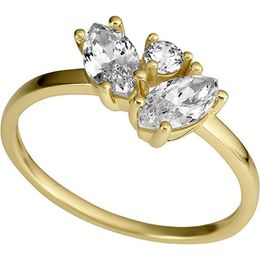 Firetti Damen Fingerring &raquo;Schmuck Geschenk Gold 333 Damenring Goldring Fantasie&laquo; mit Zirkonia (synth.) gold