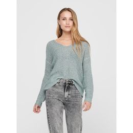 Jacqueline de Yong Jdy Damen JDY Strickpullover &raquo;JDYNEW MEGAN L/S PULLOVER KNT NOOS&laquo; gr&uuml;n S