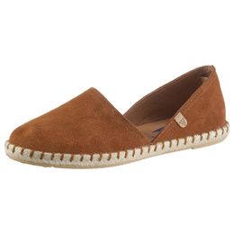 VERBENAS Damen VERBENAS &raquo;CARMEN SERRAJE&laquo; , Schlupfschuh, Sommerschuh, Loafer mit typischem Jute-Rahmen braun 37