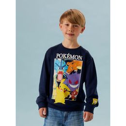 name it Herren Sweatshirt &raquo;NKMJOBI POKEMON NREG SWEAT BRU BOX SKY&laquo; 116