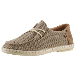 VERBENAS Herren VERBENAS Bootsschuh &raquo;TRUMAN BUZZBEE&laquo; , Espadrilles, Sommerschuh, Schn&uuml;rschuh mit Juterahmen grau 39