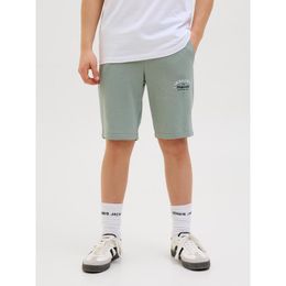 Jack & Jones Jack & Jones Junior Herren Sweatshorts &raquo;JPSTLOGO SWEAT SHORTS 2 COL SN GMS JNR&laquo; gr&uuml;n 128, N-Gr