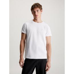 Calvin Klein Damen &raquo;STRETCH SLIM FIT T-SHIRT&laquo; mit Rundhalsausschnitt wei&szlig; XXL