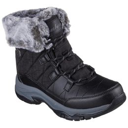 Skechers Damen Winterboots &raquo;TREGO-&laquo; Snowboots mit Fellimitat-Besatz schwarz 35