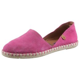 VERBENAS Damen VERBENAS &raquo;CARMEN SERRAJE&laquo; , Schlupfschuh, Sommerschuh, Loafer mit typischem Jute-Rahmen pink 38