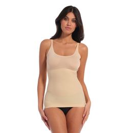 MAGIC BODYFASHION Damen MAGIC BODYFASHION Shapingtop mit verstellbaren Schultertr&auml;gern braun M