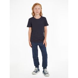 Tommy Hilfiger Jungen T-Shirt &raquo;BOYS BASIC CN KNIT&laquo; Kinder Kids Junior MiniMe,f&uuml;r Jungen blau 3/98