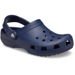 Crocs M&auml;dchen Clog &raquo;Classic K&laquo; Sommerschuh, Hausschuh, Badeschuh mit schwenkbarem Fersenriemchen blau 36