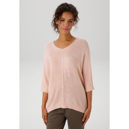 Aniston Casual Damen Aniston CASUAL im ausdrucksvollem Perl-Muster rosa 36
