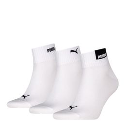 Puma Herren Puma Kurzsocken &raquo;Puma UNISEX LOGO QUARTER&laquo; 3 Paar tlg. 43-46