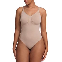 Cfab By Creamy Fabrics Shaping Bodysuit 'Bodysuit Sculpting Shapewear mit Slip' female Beige size S