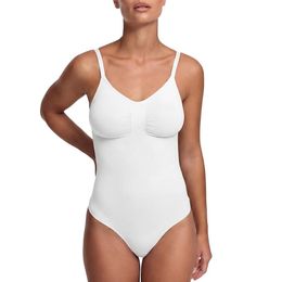 Cfab By Creamy Fabrics Shaping Bodysuit 'Bodysuit Sculpting Shapewear mit Slip' female White size 4XL