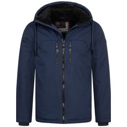 Alessandro Salvarini Winter Jacket male Blue size XXL