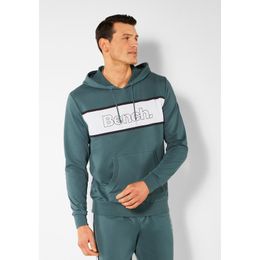 Bench. Loungewear Herren Hoodie, Langarm, Sweatshirt mit Rundhals und Kapuze, Baumwollmischung blau 44/46 (S)