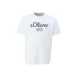 s.Oliver Men Big Sizes Herren s.Oliver Men Big Sizes Kurzarmshirt mit Logo-Print/Gro&szlig;e Gr&ouml;&szlig;en 3XL