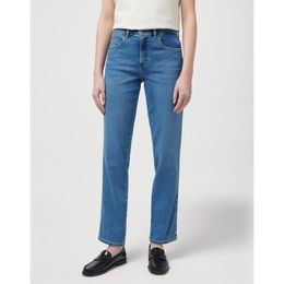 Wrangler Damen Straight-Jeans blau 28, L&auml;nge 32