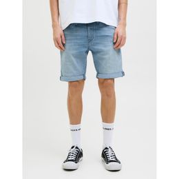 Jack & Jones Jack & Jones Herren Shorts &raquo;JJIRICK JJFOX SHORTS CB 310 SN&laquo; im Four-Pocket Style blau S, N-Gr