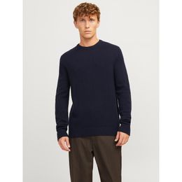 Jack & Jones Jack & Jones Herren Rundhalspullover &raquo;JPRBLULAMBSWOOL KNIT CREW NECK&laquo; blau M