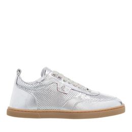 Christian Louboutin Low-Top Sneaker - Tutti Rui - Gr. 36 (EU) - in Silber - f&uuml;r Damen