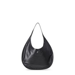 Courr&egrave;ges Courr&egrave;ges Crossbody Bags - Schultertasche aus Leder - Gr. unisize - in Schwarz - f&uuml;r Damen