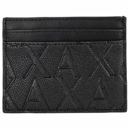 Armani Exchange Portemonnaies - LIAM CREDIT CARD HOLDER WITH CLIP 1er Pack - Gr. unisize - in Schwarz - f&uuml;r Damen