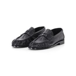 SAINT LAURENT Low-Top Sneaker - Loafer aus Leder - Gr. 36 (EU) - in Schwarz - f&uuml;r Damen