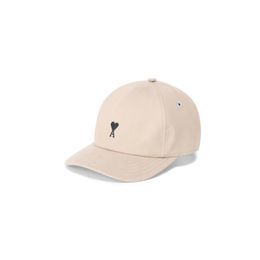 AMI Paris Caps & M&uuml;tzen - Cap mit Logo - Gr. ONE SIZE - in Beige - f&uuml;r Damen