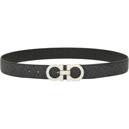 Salvatore Ferragamo G&uuml;rtel - Belts Grey - Gr. 95 - in Grau - f&uuml;r Damen